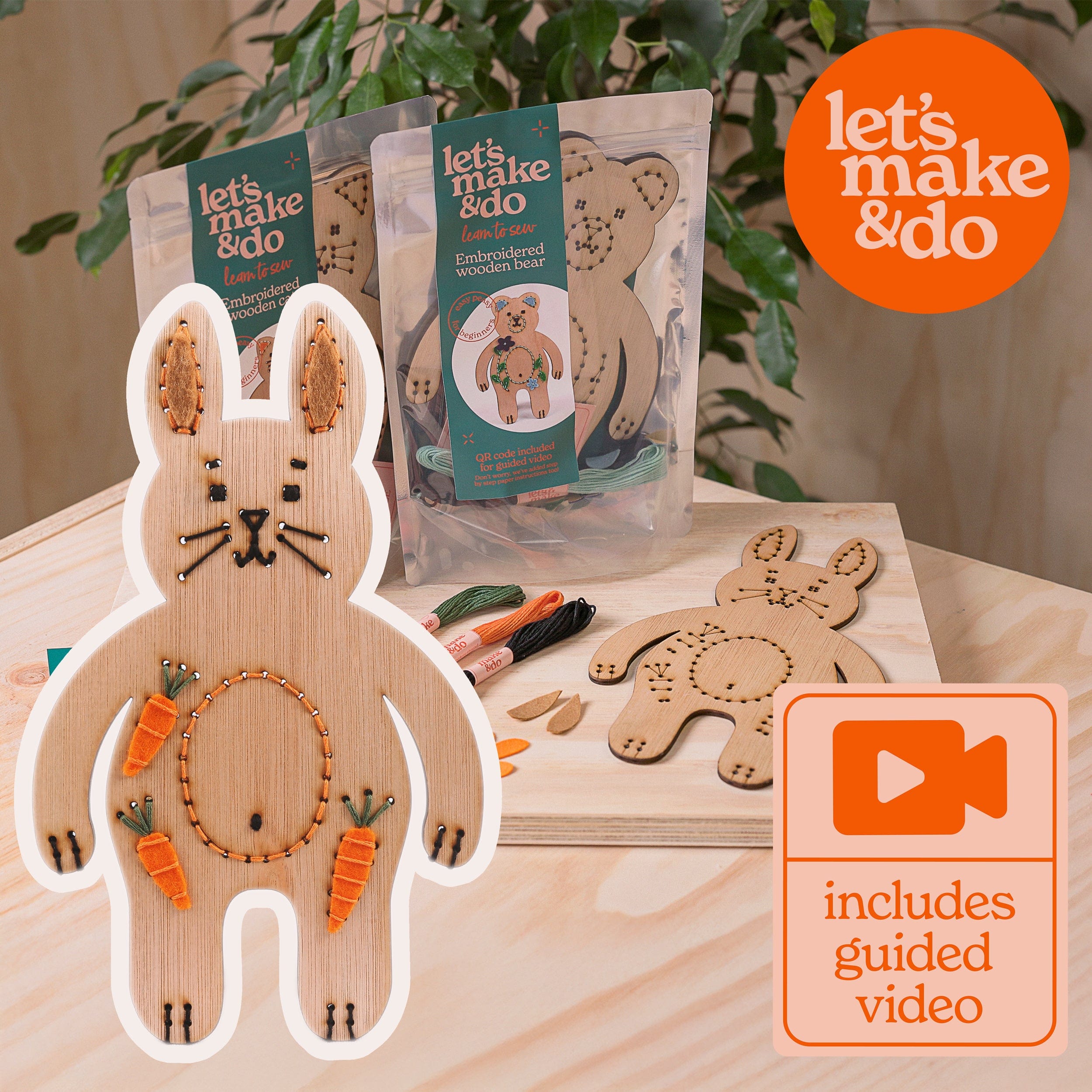 Beginner Rabbit Sewing Kit | Instruction Video | Perfect Kids Gift ...